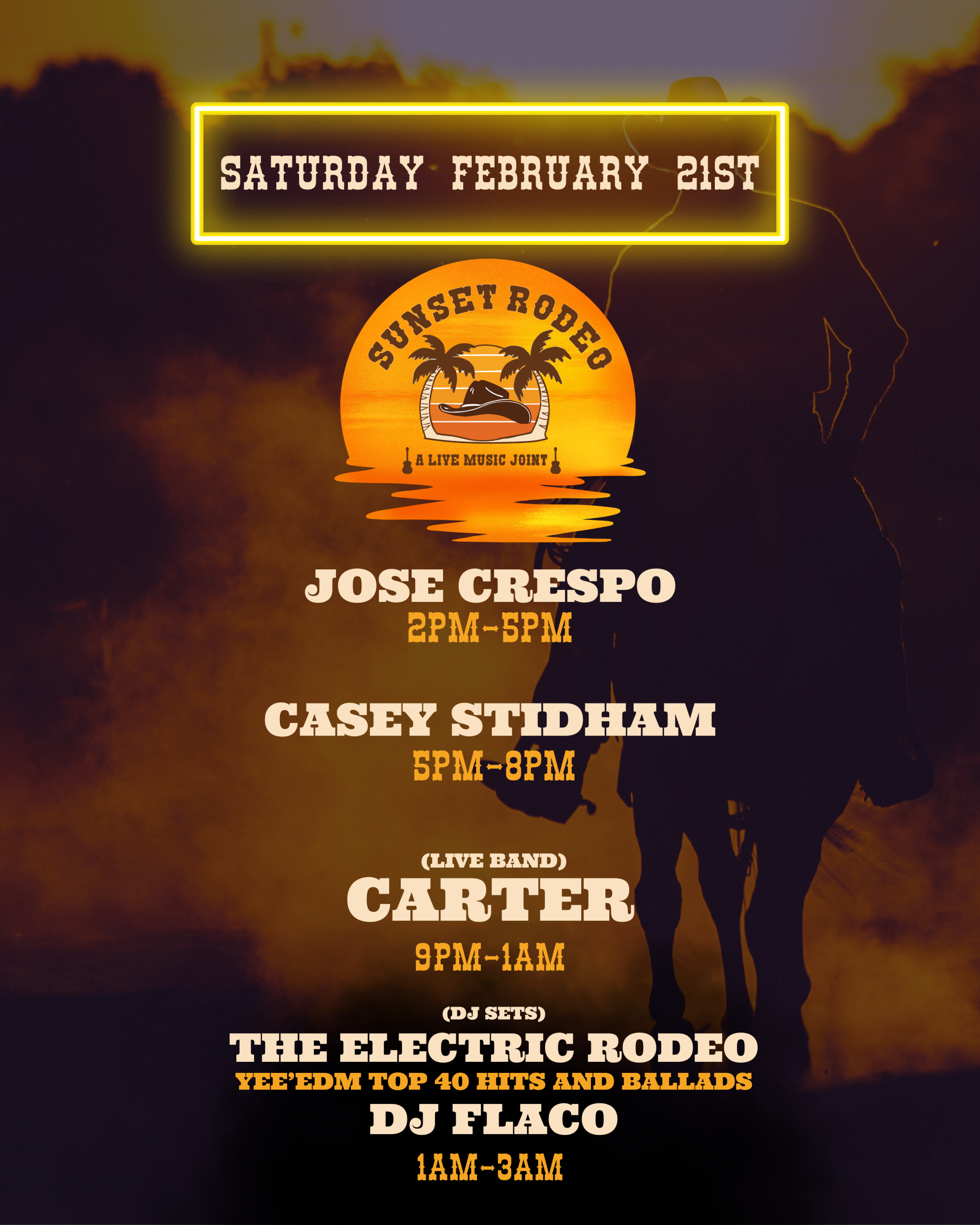 Live Music In Tampa | Sunset Rodeo